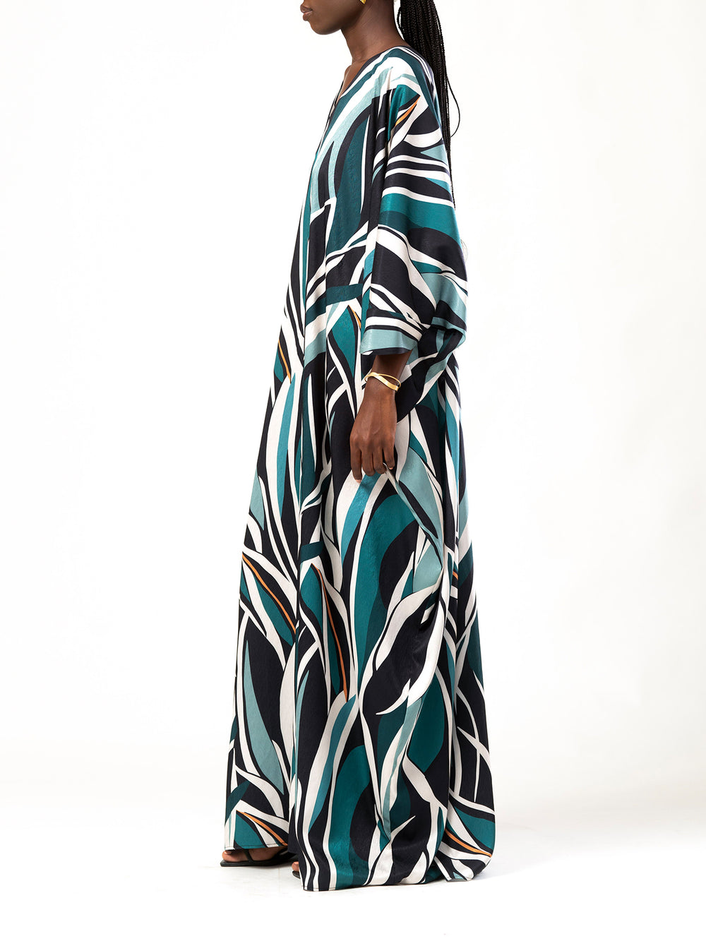 Laou Dress - Petal Teal